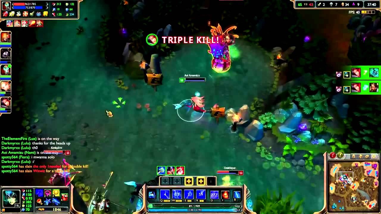 League of Legends Hexakill Session Clip Fiora Hexakill - YouTube