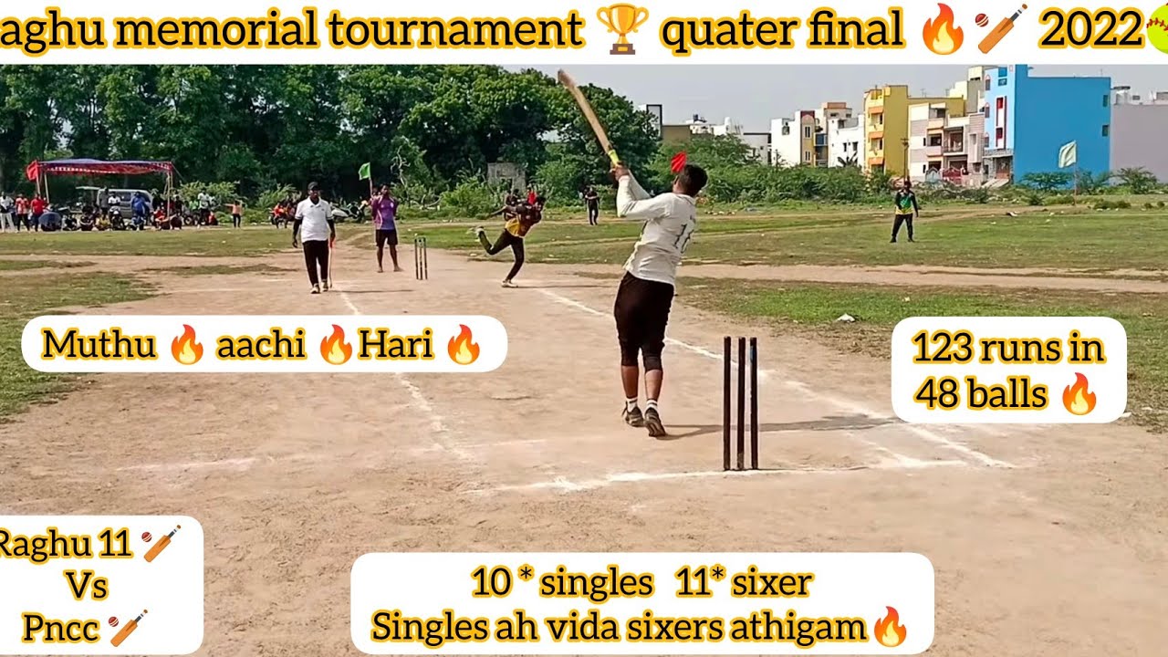 123 runs in 48 balls 🔥 Raghu 11 vs pncc 🏏 quarter final 🏆 Raghu ...