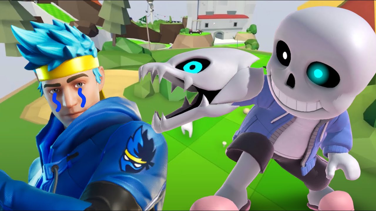 Sans Undertale Attacks Ninja from Fortnite - YouTube