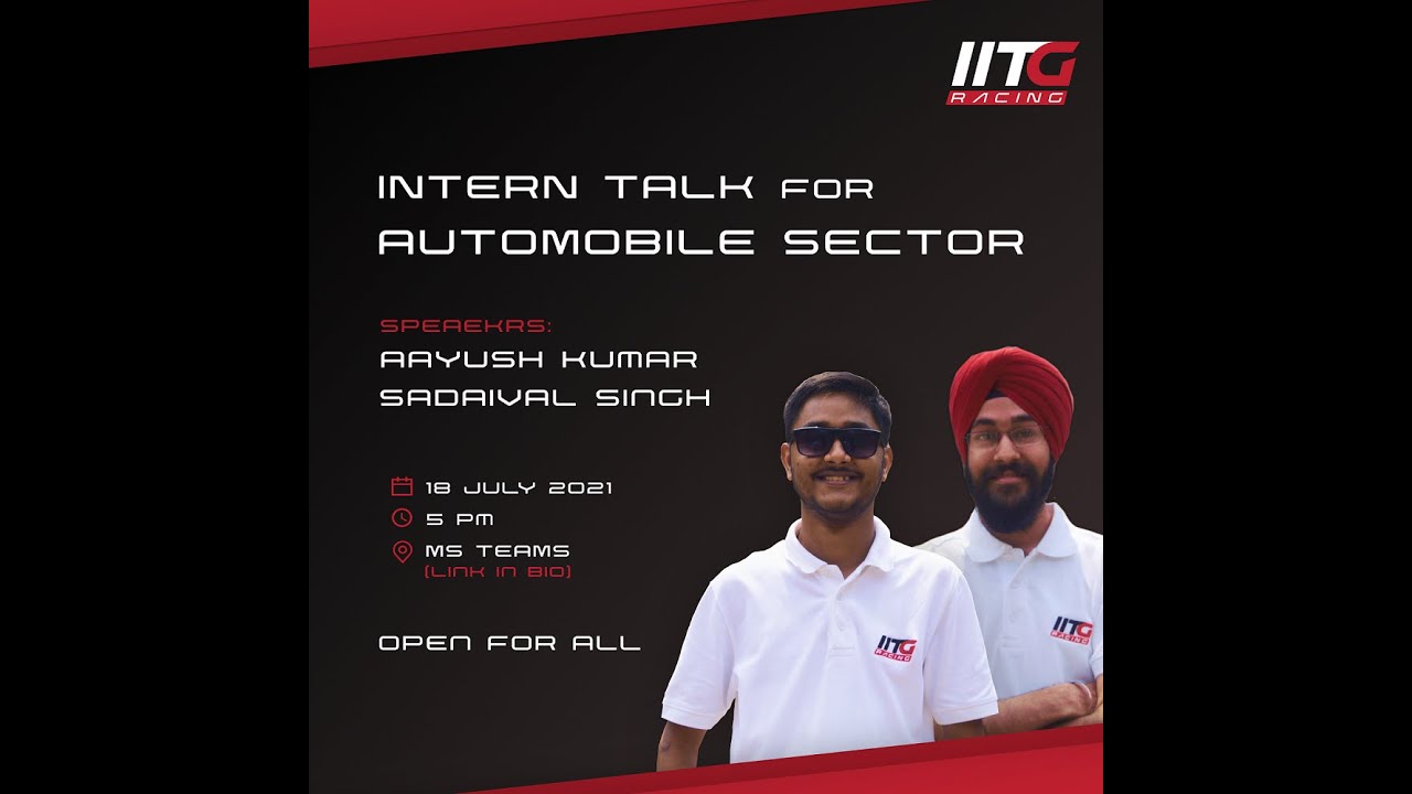 Opportunities in Core Mechanical-1| IITG Racing - YouTube