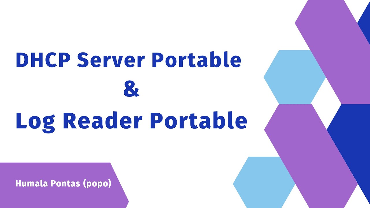 DHCP Server dan Log Reader Portable - YouTube