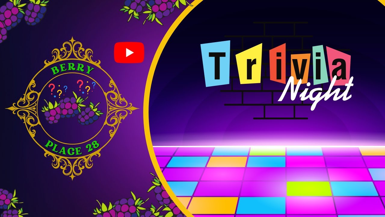 1st Official Trivia Night! - LIVE - YouTube
