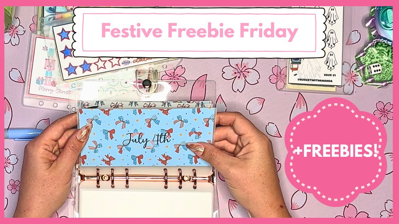FESTIVE FREEBIE FRIDAY! | +Loads of FREEBIES!! - YouTube