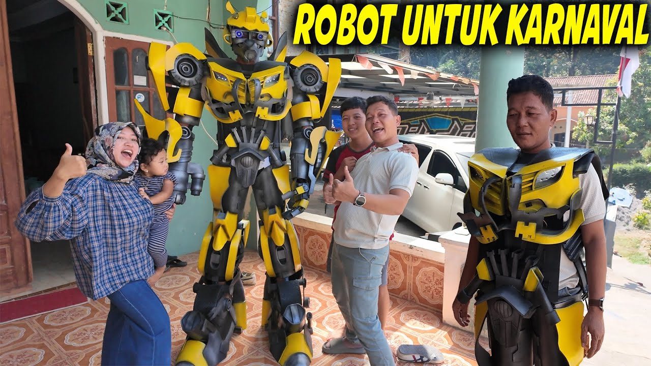 BUNDA PENASARAN DENGAN ROBOT BARU, REVIEW ROBOT BUMBLE BEE - YouTube