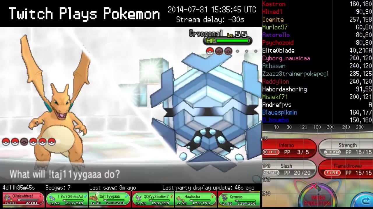 Defeated Wulfric, Iceberg Badge Acquired! - Twitch Plays Pokemon ...