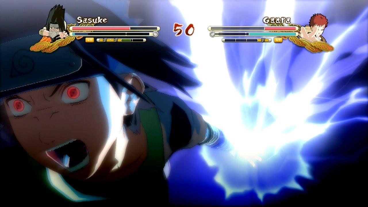 (XBOX 360) Chuunin Exam Sasuke vs PTS Gaara Naruto Ultimate Ninja Storm ...