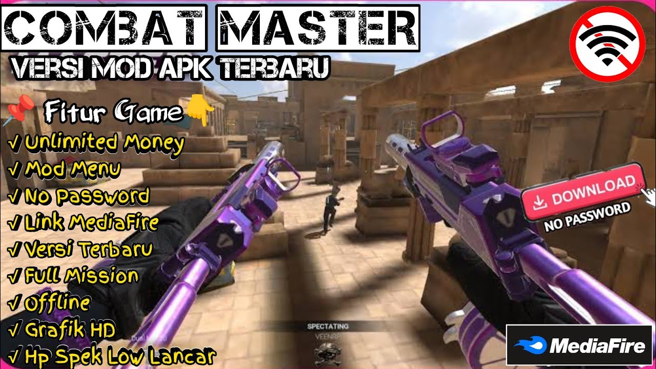 Combat Master, Mod Menu, Terbaru, No Pw - YouTube