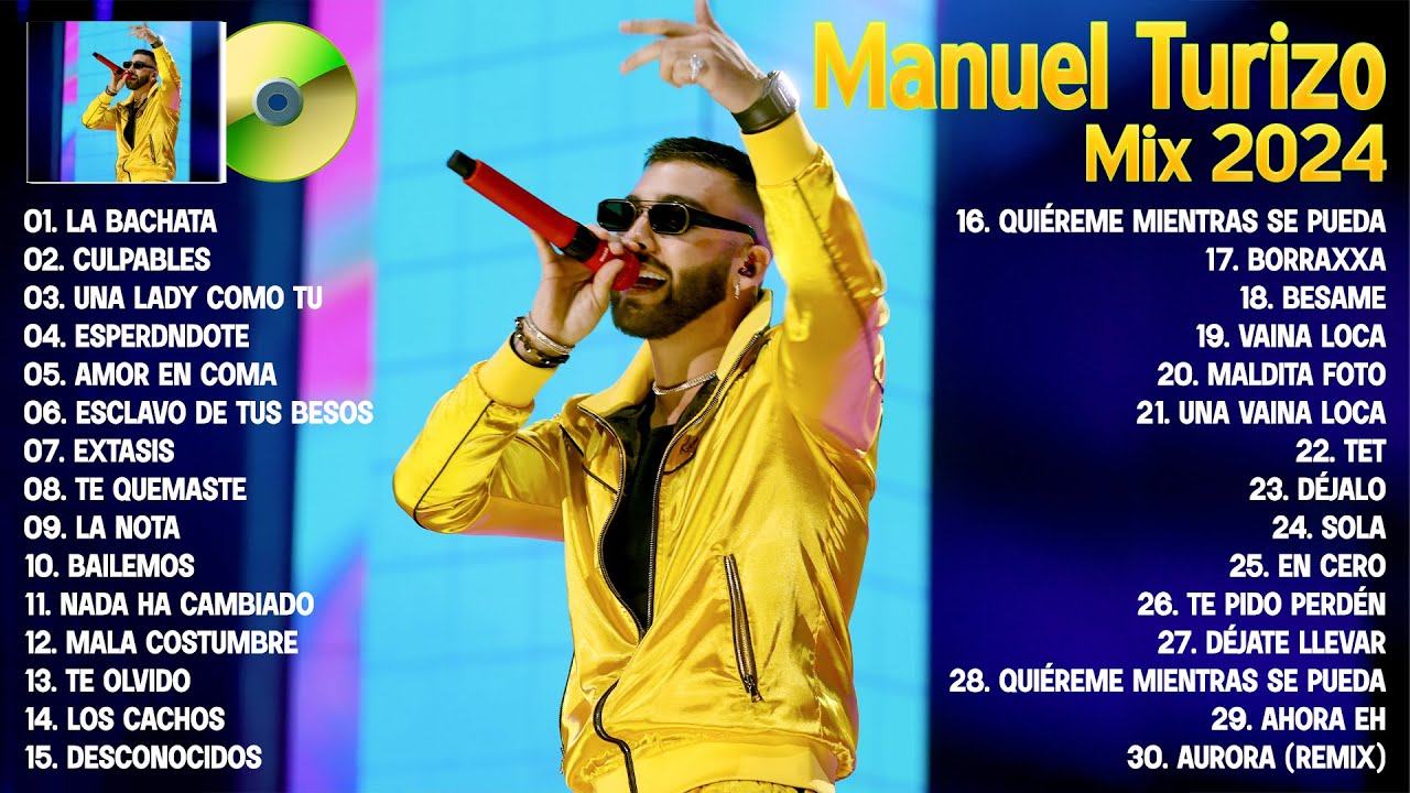 Manuel Turizo Mix 2024 - Las Mejores Canciones Manuel Turizo - Álbum ...