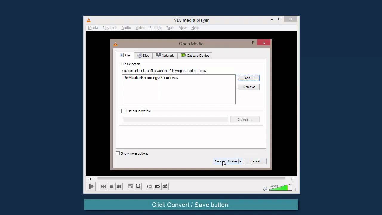 How to Convert Audio Files with VLC Media Player - YouTube