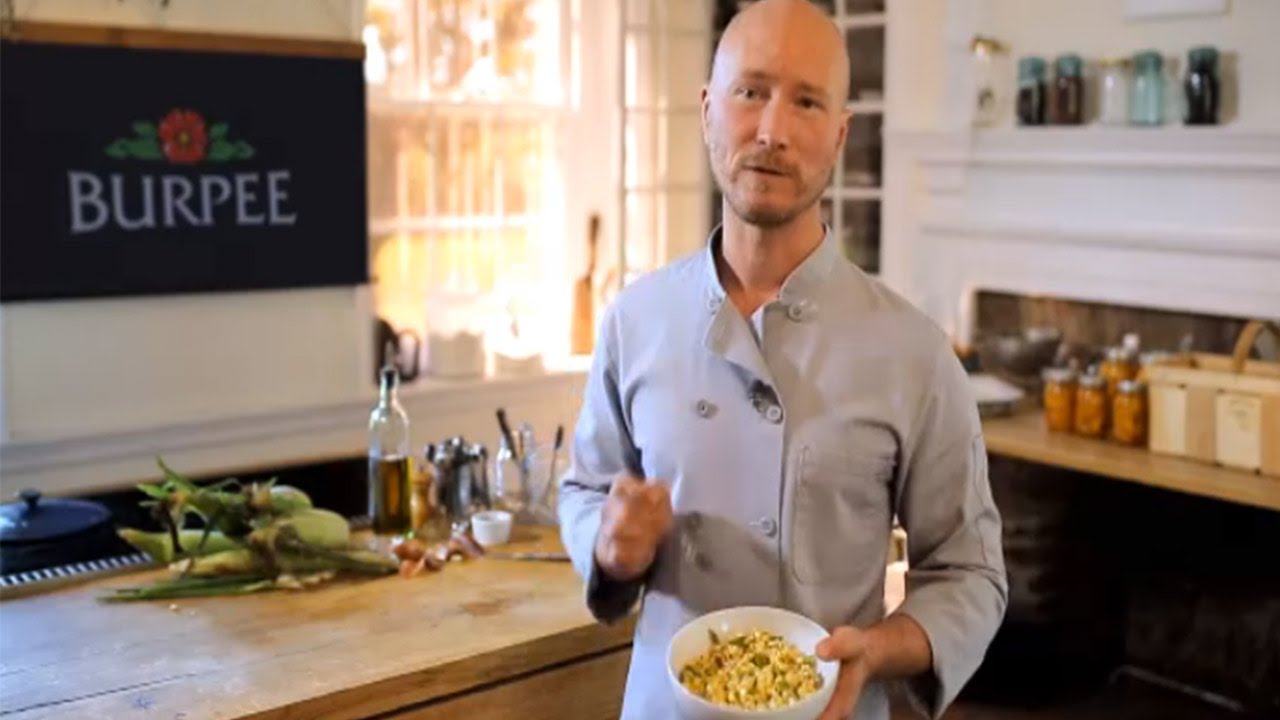 Chef Ian Knauer Recipe - Raw Corn Salad - YouTube