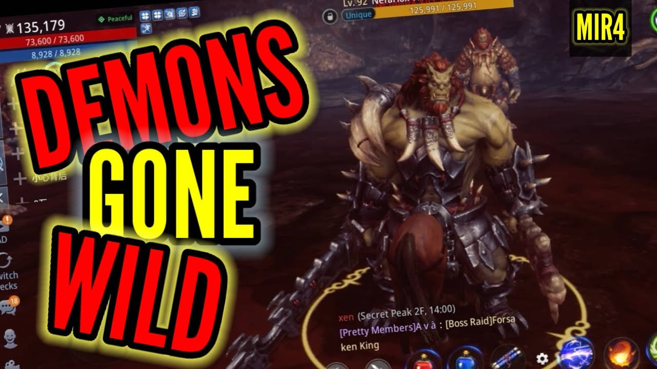 Demons Gone Wild | Spiritual Center Request | MIR4 - YouTube