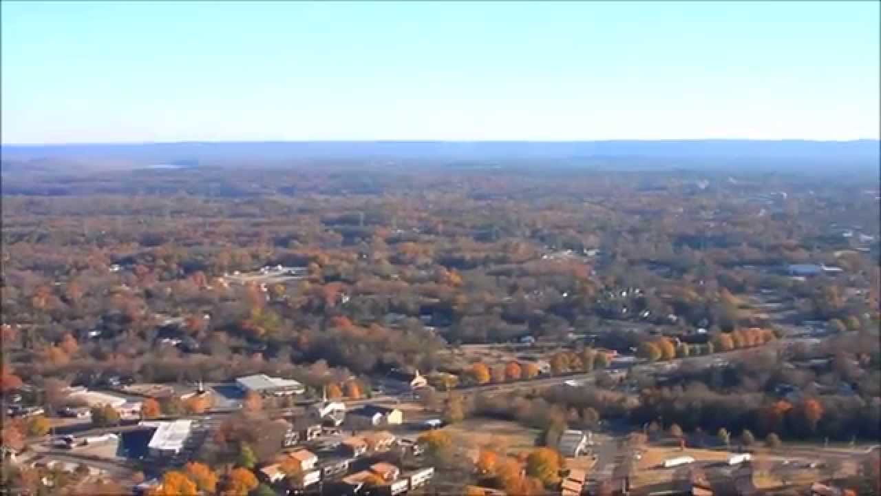 Panoramic view of Hot Springs from Mountain Tower, Arkansas 1080hp HD ...