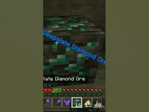 Deepslate Diamond Ore - YouTube