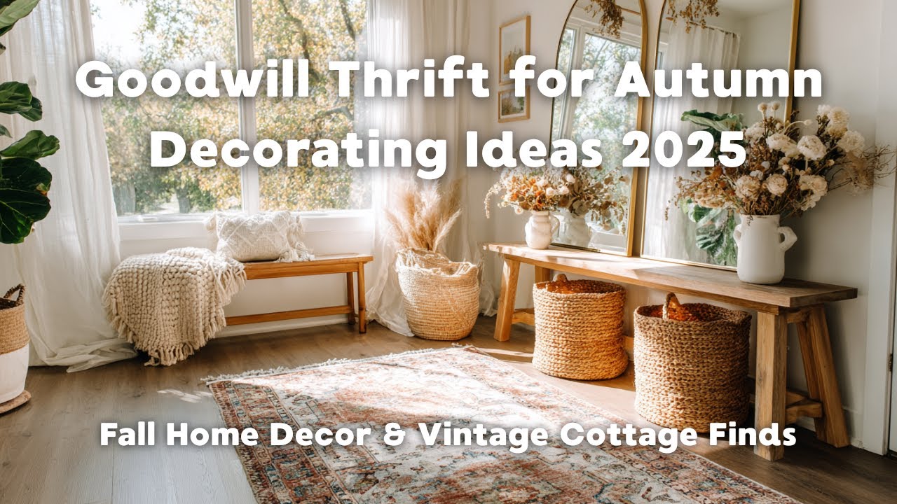 Goodwill Thrift for Autumn Decorating Ideas 2025 | Fall Home Decor ...