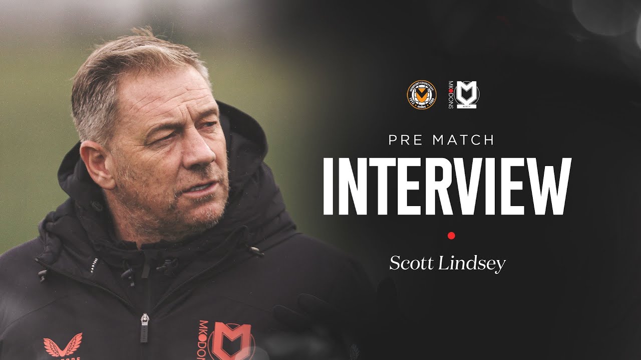 INTERVIEW: Scott Lindsey previews Newport County - YouTube