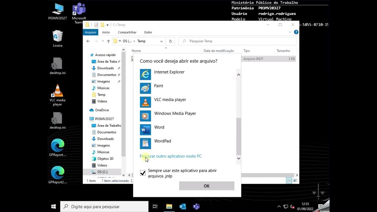 Configurar aplicativo padrão para abrir arquivos JAVA com extensão ...