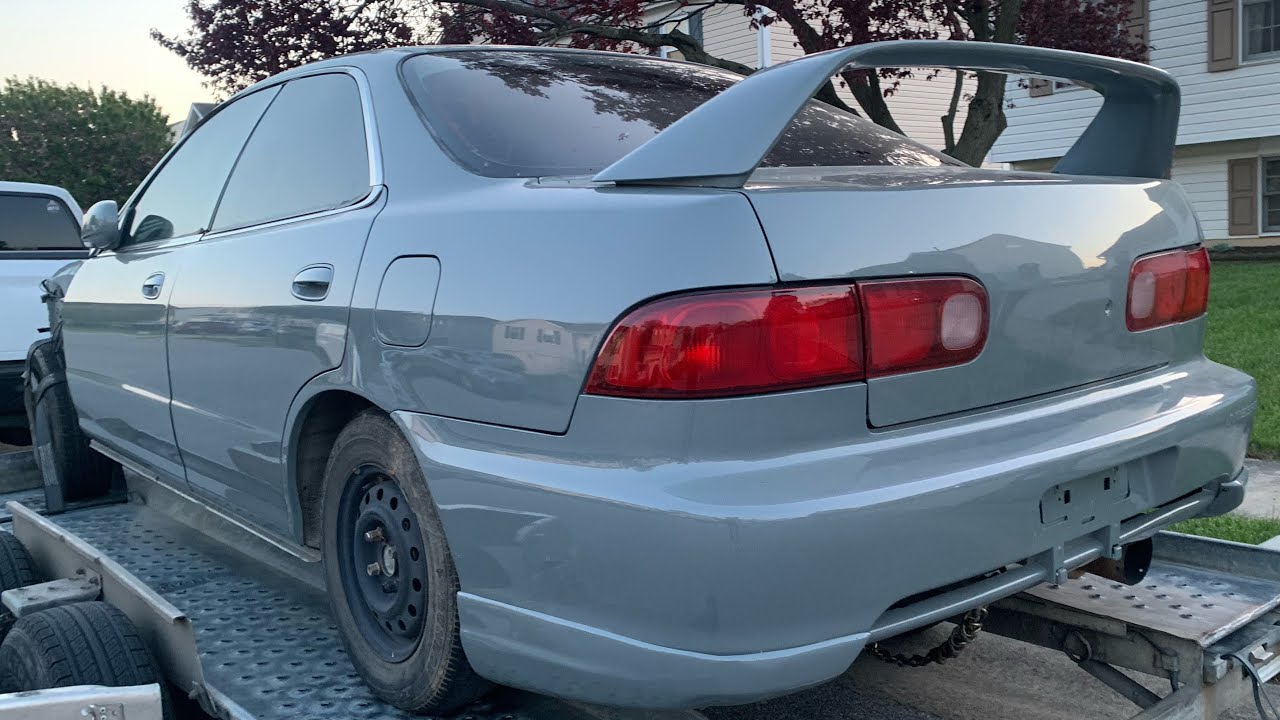 I bought a clean db8 Integra shell. K swap build! - YouTube