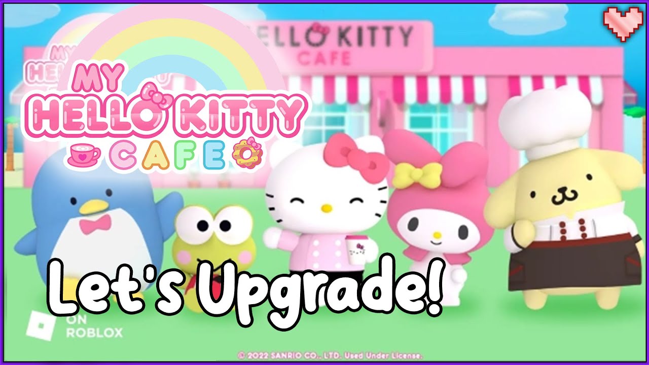 My Hello Kitty Cafe | Roblox Let's Build! | All Floors Upgraded! - YouTube
