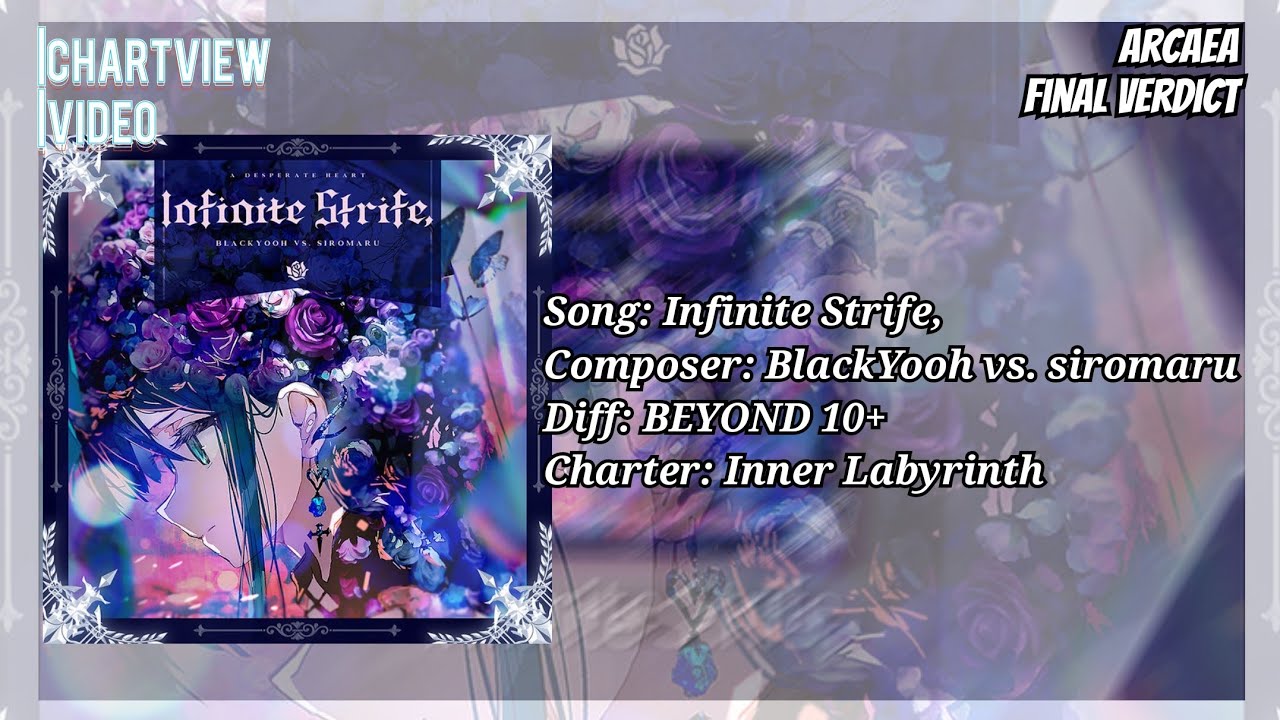 [Arcaea] Infinite Strife, | BYD 10+ | Chart View【Final Verdict】 - YouTube