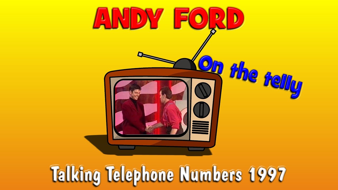 Andy Ford on the telly... talking tel nos. 1997 - YouTube