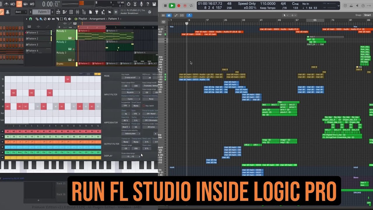 Run FL Studio INSIDE Logic Pro for EPIC Bollywood Productions - YouTube
