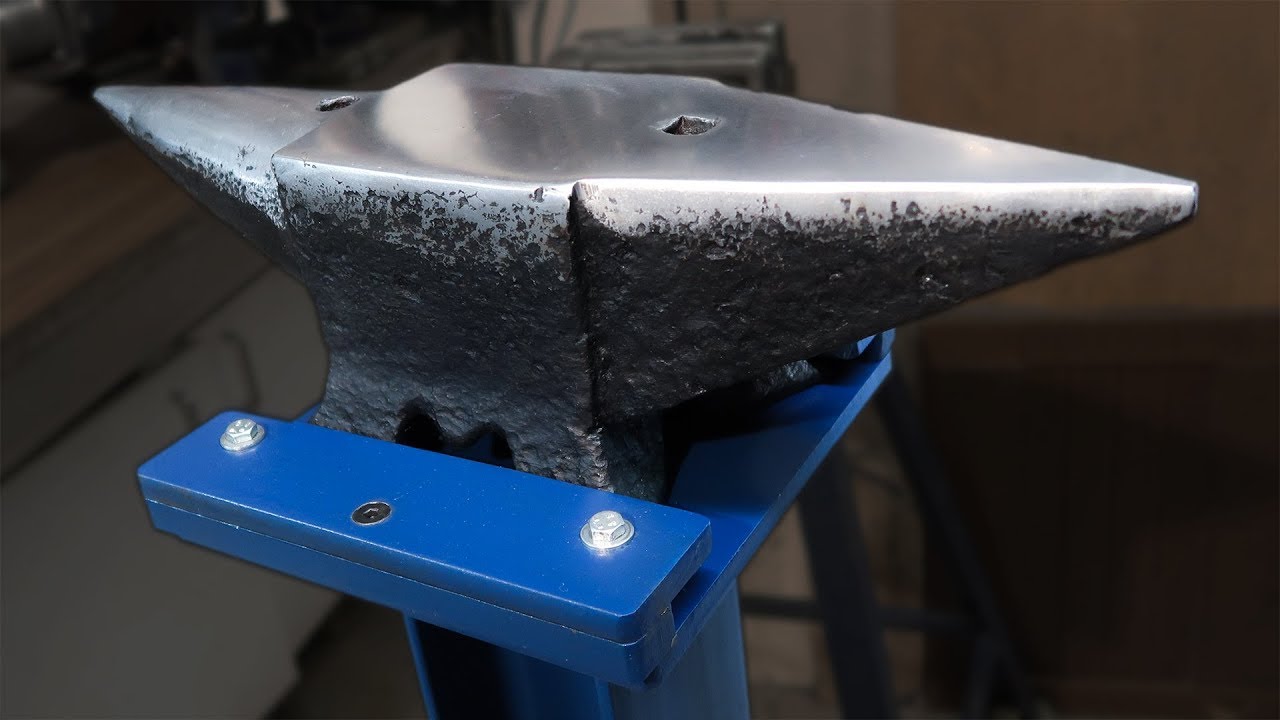 Small Anvil Restoration And Tall Stand Fabrication - YouTube