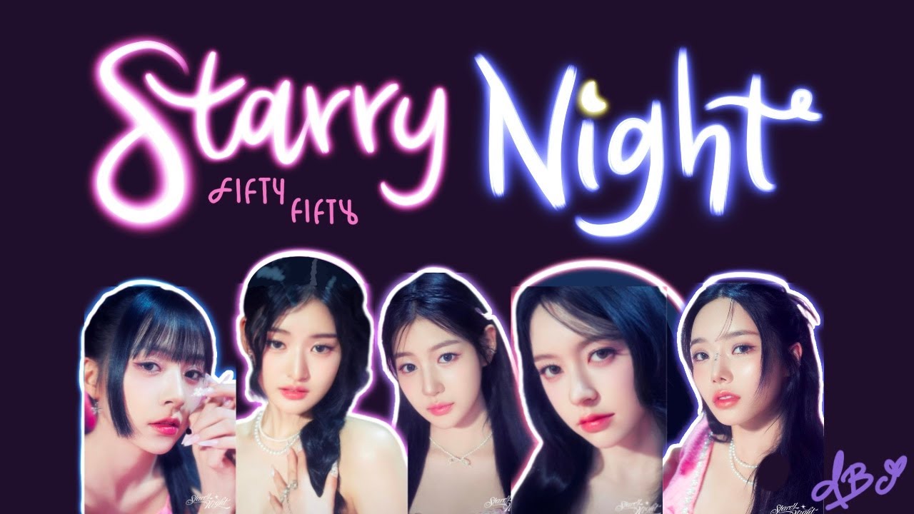 Starry Night - FIFTY FIFTY | piano cover by dumblechel - YouTube