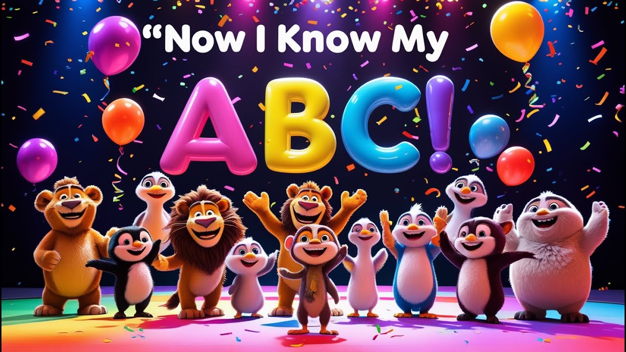 Learn ABCs with Animals & Letters 🐶🦁 | Now I Know My ABC | Sing Along ...