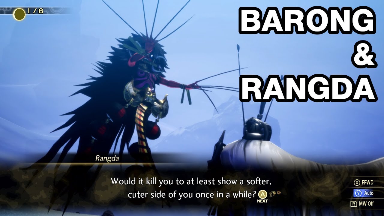 SMT V - Dialog Barong and Rangda - YouTube