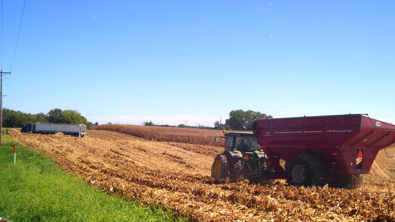 CORN HARVEST, FAIRFIELD, IOWA, SEPTEMBER 23 2018, TIME LAPSE - YouTube