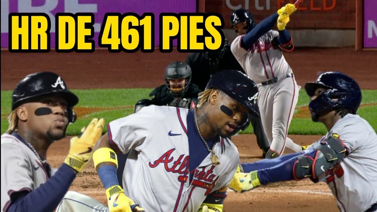 🇻🇪 Ronald Acuña Jr conecta MONUMENTAL HR de 461 pies 🆚 Mets de Nueva ...