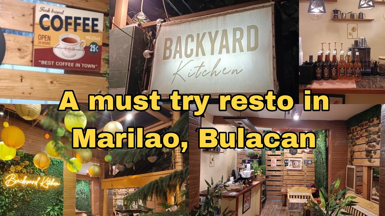 Backyard Kitchen in Marilao, Bulacan|Saan masarap kumain sa Marilao ...