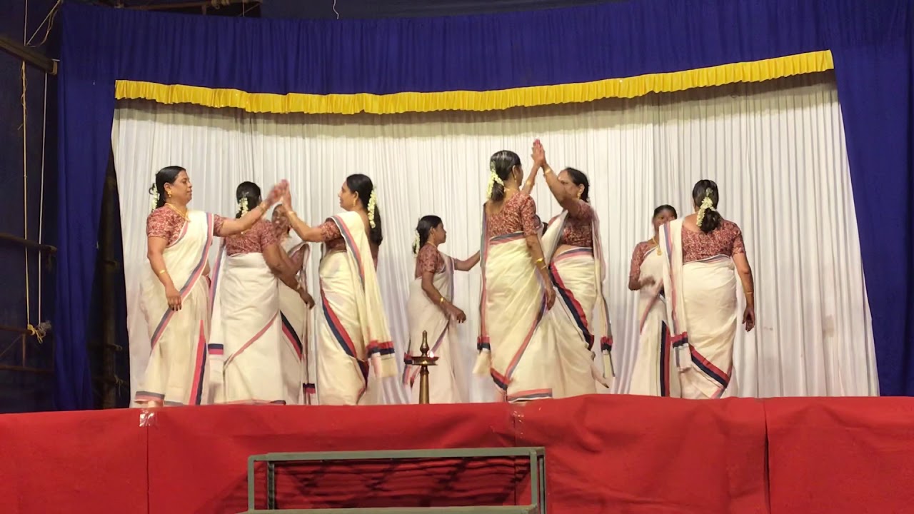 Thiruvathirakali by yogakshemasabha Cheruvathery Upasabha - YouTube