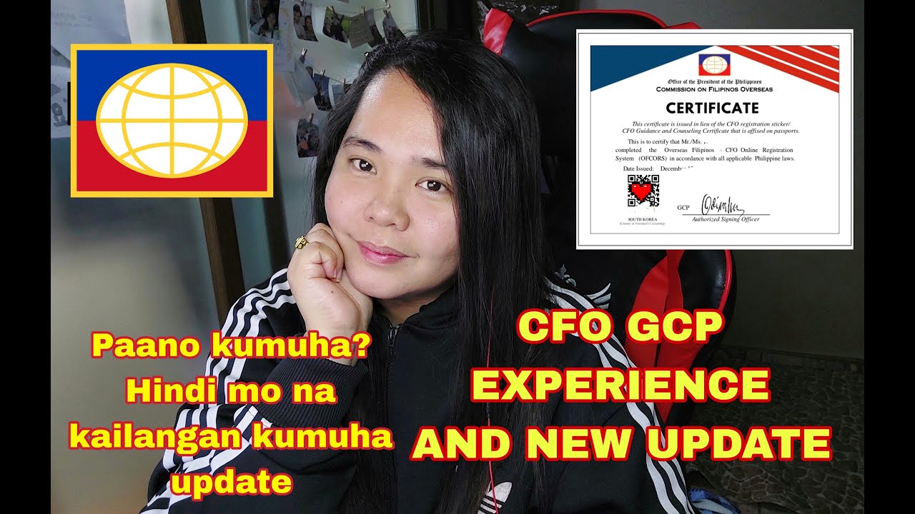 CFO GCP Experience | Face to Face | How to register in Guidance ...
