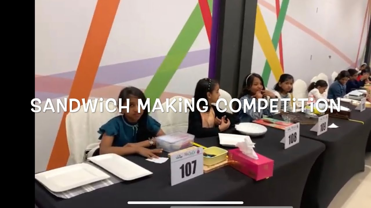 Kallu and kids #Kids sandwich making competition # - YouTube