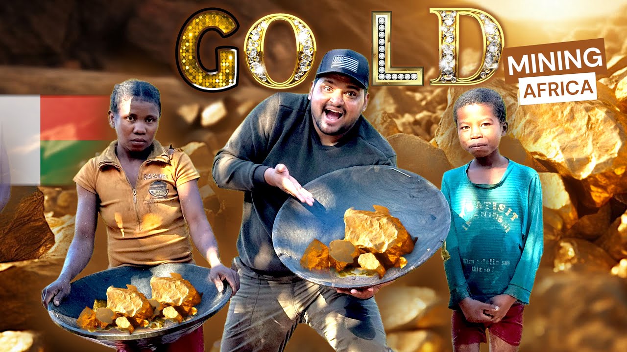 EP#7🇲🇬 FREE GOLD MINING IN AFRICA ☀️| ILLEGAL MINING SECTOR ...