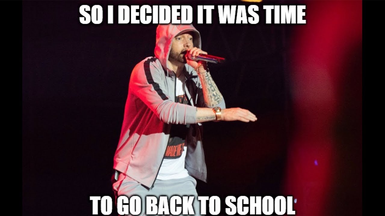 Eminem applies for college - YouTube