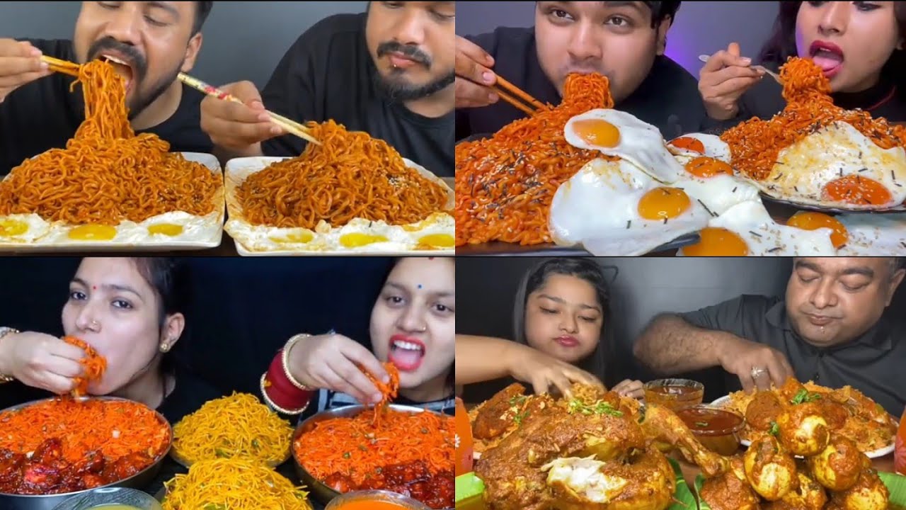 INDIAN FOOD MUKBANGERS EATING FOODIE JD BHARAT ASMR EATING MEDDY EAT HUNGRY PIRAN | MUKBANG ...