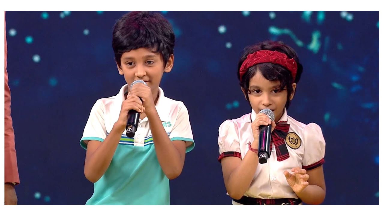 Rum Bum Bum Song by #Ridhan #Medha 🎤😍👌 | Super Singer Junior 10 ...