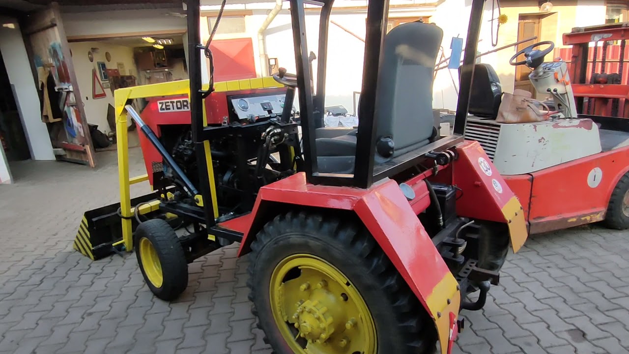 Malotraktor domácí výroby - YouTube