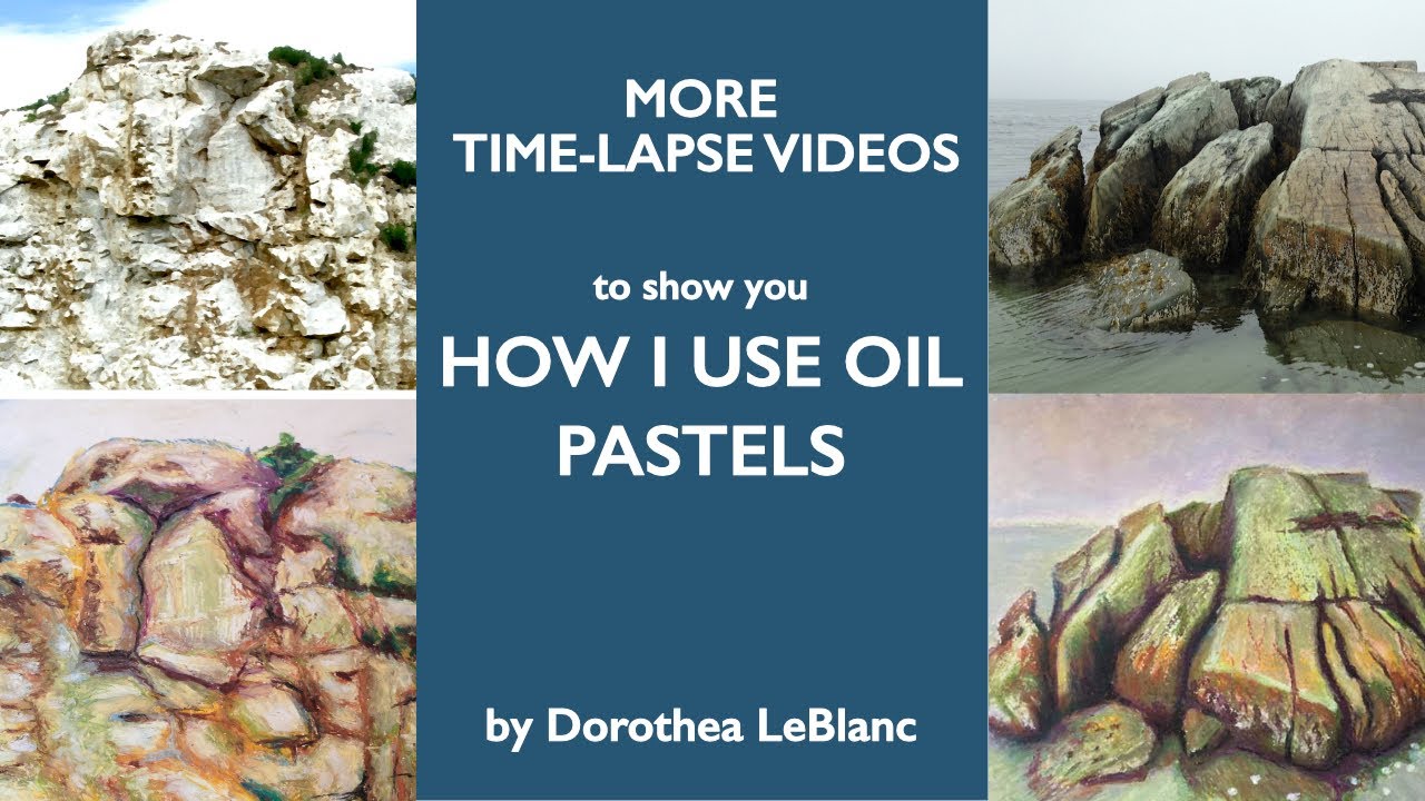 How I use Oil Pastels for my Rock Walls #pastel #oilpastel #rocks #art ...