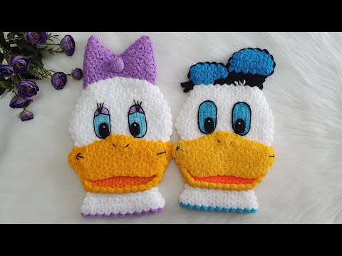 Çizgi Karakter Daisy Duck Kese Lif Yapımı/ördek Lif/ figurlif /çocuklifi