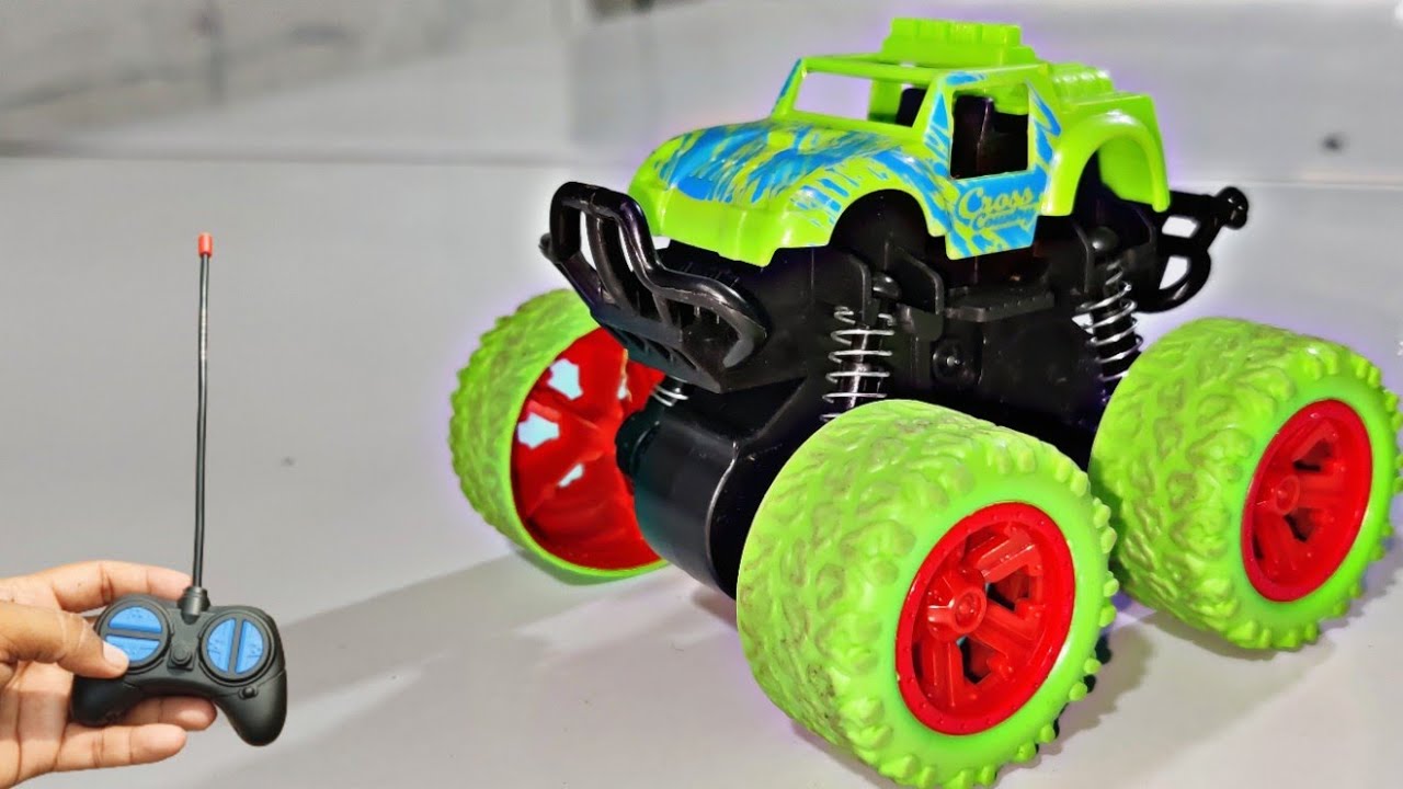 360° turn mini monster car unboxing & testing || chhota packet bara ...