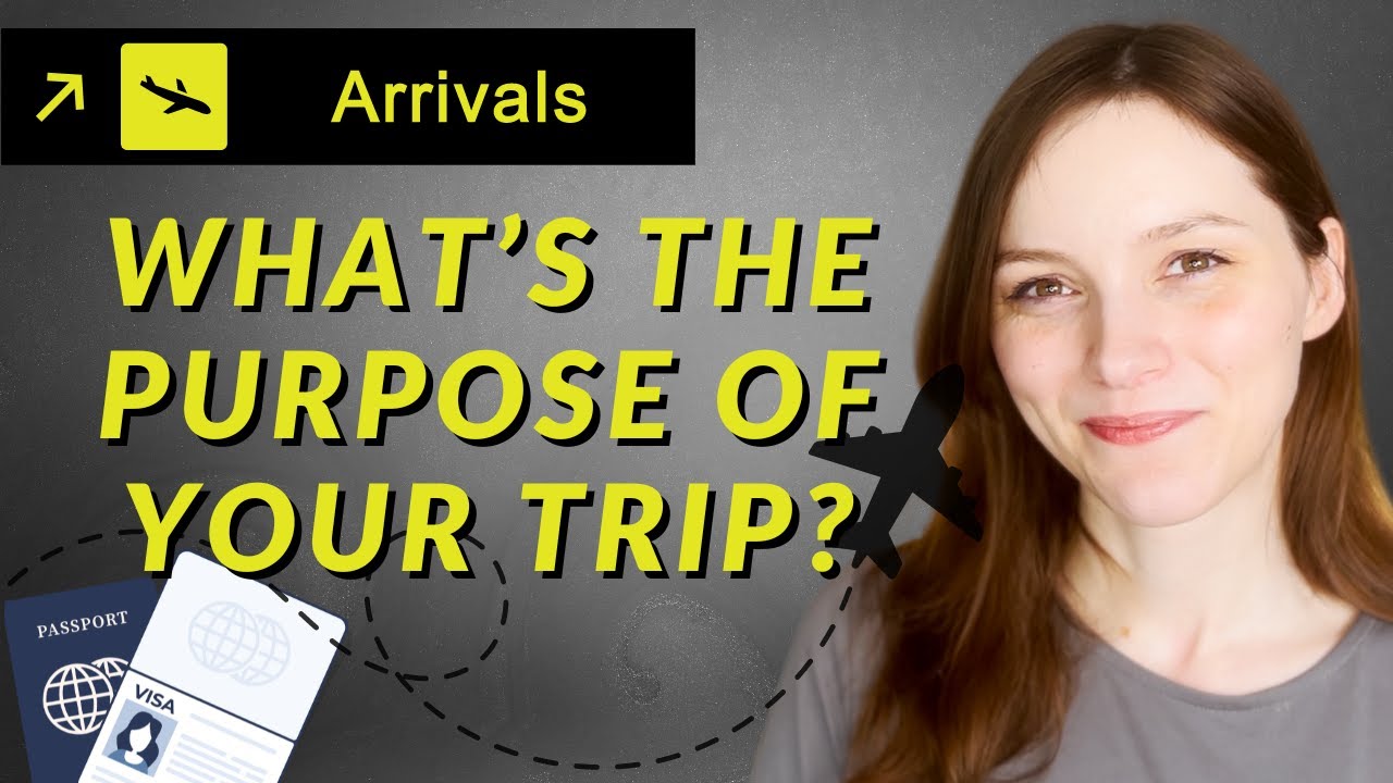 How to Answer Common Airport Immigration & Customs Questions | English ...