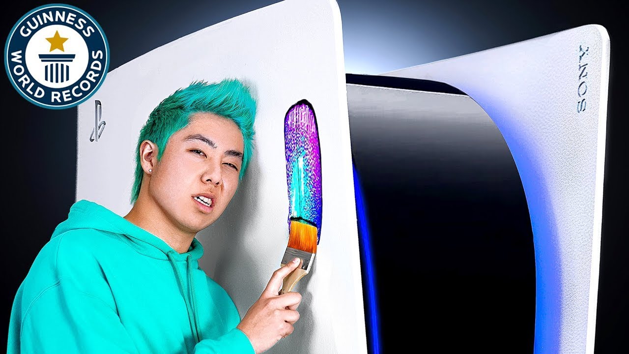 КРАСИМ САМУЮ БОЛЬШУЮ PS5 В МИРЕ! ZHC Перевод (Озвучка на Русском) - YouTube