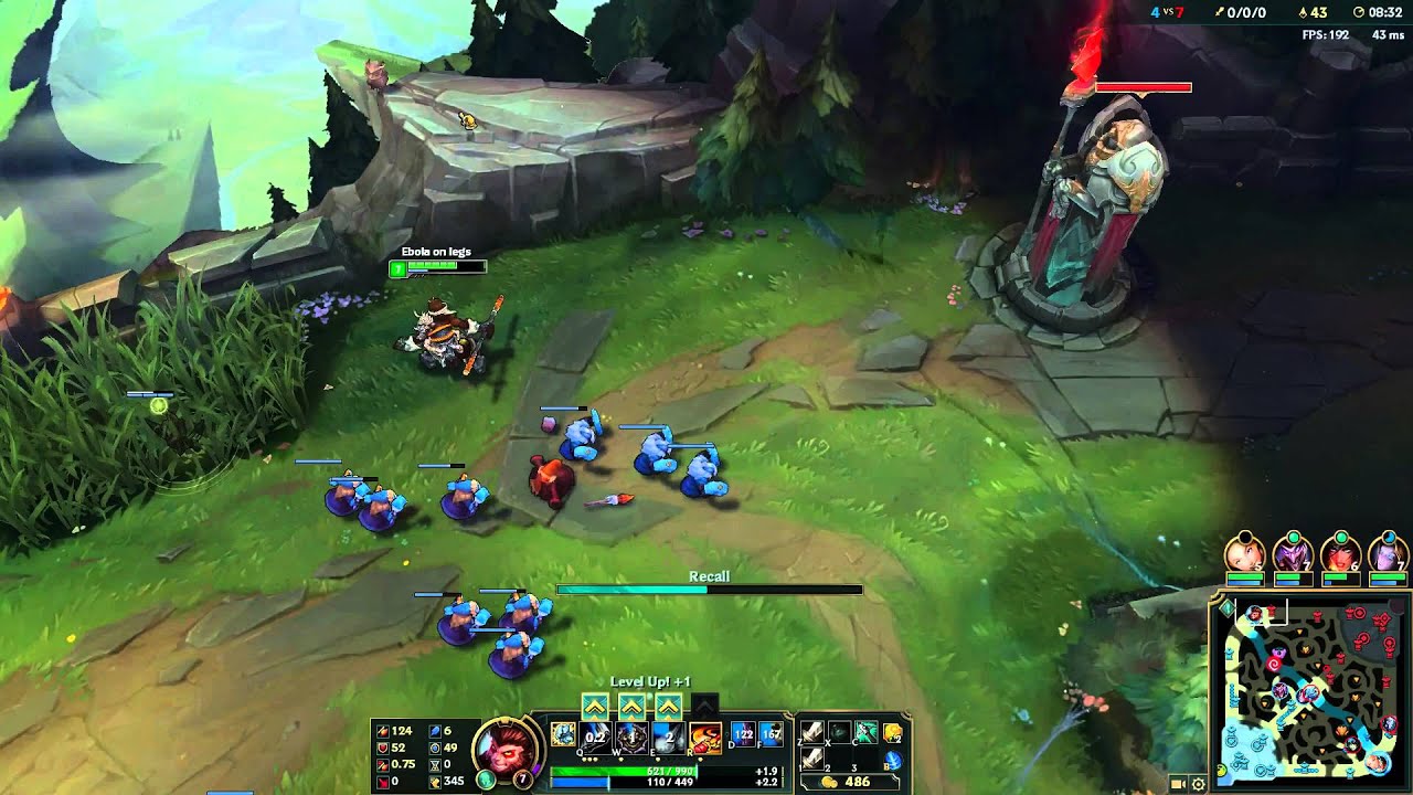 Rek'sai vision range lol - League of Legends - YouTube