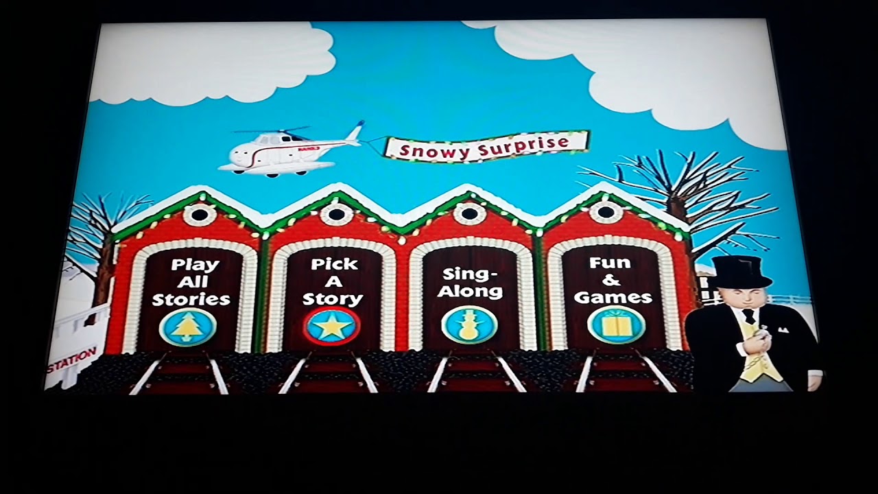 Thomas' Snowy Surprise and Other Adventures Main Menu DVD (2014 Copy ...