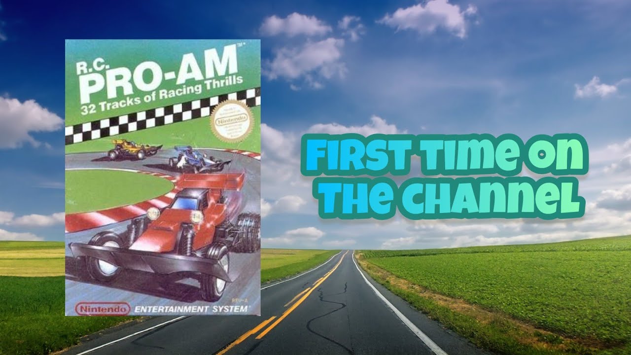 R.C. Pro-Am (NES, 1988) gameplay *not the best, but I will play it ...