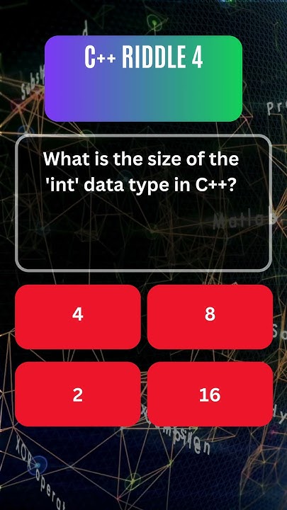 🚀 Elevate Your Programming Skills with Our MCQ Riddles Series! 🤔💻 - YouTube