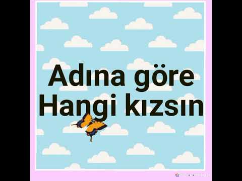ADINA GÖRE HANGİ KIZSINN 💜💜💜💚💚💚